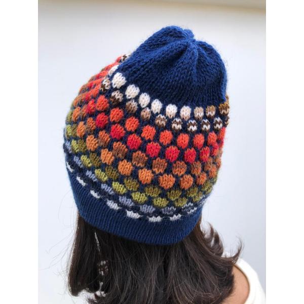 アルパカウールは軽くて暖かく、柔らかくて肌触りが良いため、寒い季節に最適な素材です。さらに、アルパカニットは羊毛よりも保温性が高く、毛玉ができにくいという特徴があります。カラフルなドット柄がアクセントで、どの色も鮮やかで個性的なため、おしゃ...