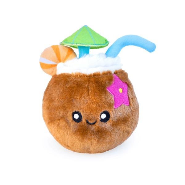 キュートなお顔のカクテル・ピニャコラーダのぬいぐるみのオモチャです。押すとピーピーと鳴る笛が入っています。噛んだり、レトリーブしたり、ボールが大好きなワンちゃんにプレゼントするととても喜んでくれるでしょう。飼い主さんもワンちゃんと一緒に遊び...