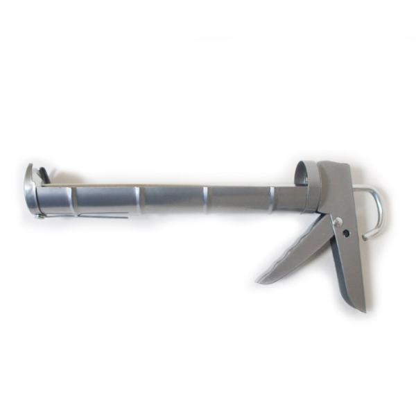 充填剤 コーキング シリコーンなどの塗布にあたりカートリッジ型のガンとなりますレバーを手前に引くことでシリコーン等の充填剤を塗布（充填）することが出来ますスタンダードな（330ml 333ml)用で一般建築現場ご利用頂けているコーキングガン...