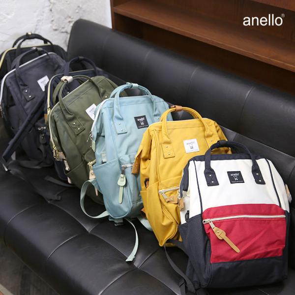 商品名：anello CROSS_BOTTLE口金リュック［スモール］雨の日も安心の撥水加工！PC収納可能でデイリー使いに嬉しいサイズ感◎anello アネロ バッグ 鞄 かばん レディース REPREVE リプリーブ CROSS_BOTT...