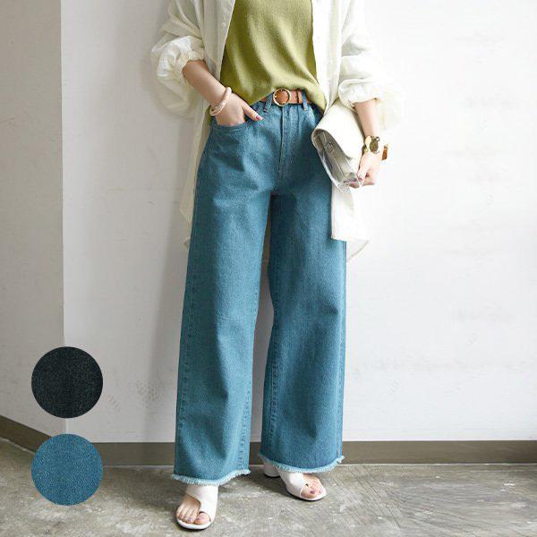 and it_ デニムパンツ ワイド レディース デニム 春夏秋 and it_ デニムパンツ ワイド レディース デニム 春夏秋