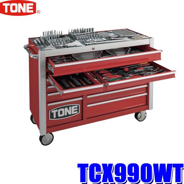 TONE最高峰のキャビネットに作業性がアップする木製ボード付。内容物がすべて収まる専用トレーで整理整頓・紛失防止。