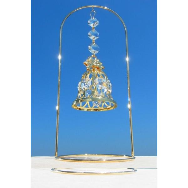 ◆商品名：サンキャッチャー（ウエディングベル）◆サイズ / 高さ：２０cm　幅：８．５cm◆材質 / 金属部：ゴールド コーティング　ガラス部 / 使用部材：スワロフスキー スペクトラ クリスタル◆クリスタルの色：　クリスタル（透明色）14...