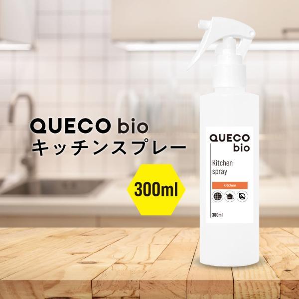 QUECO クエコ 除菌 除菌剤 キッチン キッチン周り キッチンまわり 掃除 台所 消臭 除菌 汚れ 油汚れ 家事 清掃 除菌スプレー 消臭スプレー 水回り 水洗い 除菌クリーナー クリーナー キッチンクリーナー ごみ ゴミ 生ゴミ 三角...