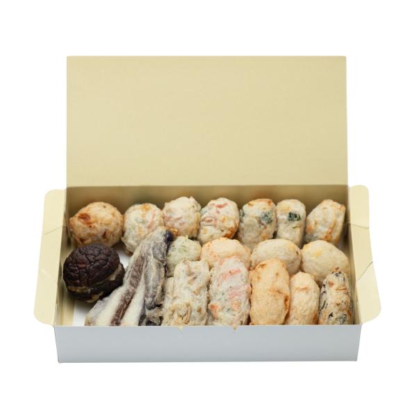 昔ながらの手作りさつま揚げ。お子様や女性のお客様にも大変ご好評を頂いております。お酒のおつまみやおでん、煮物やお味噌汁に入れても美味しいです!当店のさつま揚げはつなぎ等に卵、小麦粉不使用です。卵、小麦アレルギーの方々も安心してお召し上がりい...