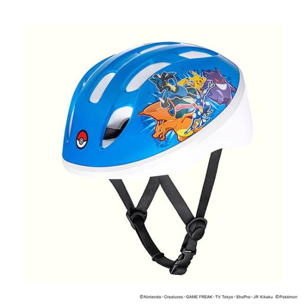 キッズヘルメットシリーズにポケモンが新登場！長年愛されているポケモン、「ピカチュウ」「リザードン」「ゲッコウガ」「ルカリオ」「ゲンガー」「ミュウツー」をあしらったデザインの、ポケモン好きにおすすめのヘルメットです。●SG 基準に合格した自転...
