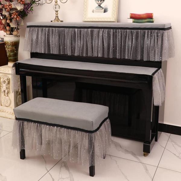 【発売日：2026年05月05日】【サイズ】ピアノカバー：153*34cm 、鍵盤カバー:180*30椅子カバー(一人掛けタイプ)：56*36cm、椅子カバー(二人掛けタイプ)：76*36cm。【オススメ】高級感と重厚感を兼ね揃えたお勧めの...