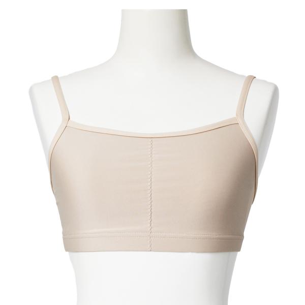 当店で人気のインナーブラトップ。伸縮性があり、柔らかくて着心地が良い作り。3種類のストラップスタイルからお選びいただけます。A:フラットフック等が付いていないので、レオタードに響きにくい仕様。よりノンストレスな着心地。B:アジャスターフロン...