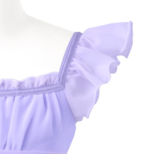 お好みのキャミソールレオタードやタンクレオタードにフラッタースリーブをお付けするオプションです。・シフォン素材・メッシュ素材・ナイロン素材・ポリエステル素材・コットン素材・レース素材・ストレッチレース素材・ベロア素材・プリント素材様々な素材...