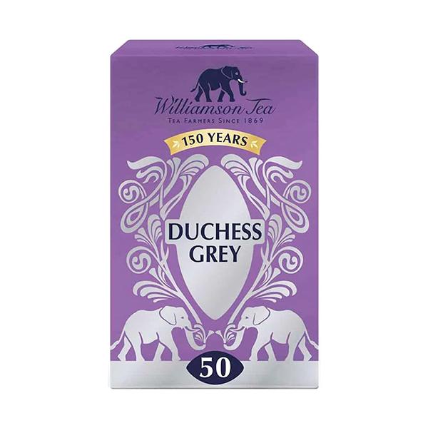 ダッチズグレイはケニヤの6，000フィートの高地にある自社茶園カイモシで栽培され選び抜かれ、一芯二葉で丁寧に摘まれた茶葉を使用しベルガモットの香り豊かに生かしたエレガントなブレンドです。ウィリアムソン紅茶は150年という長い歴史と経験があり...