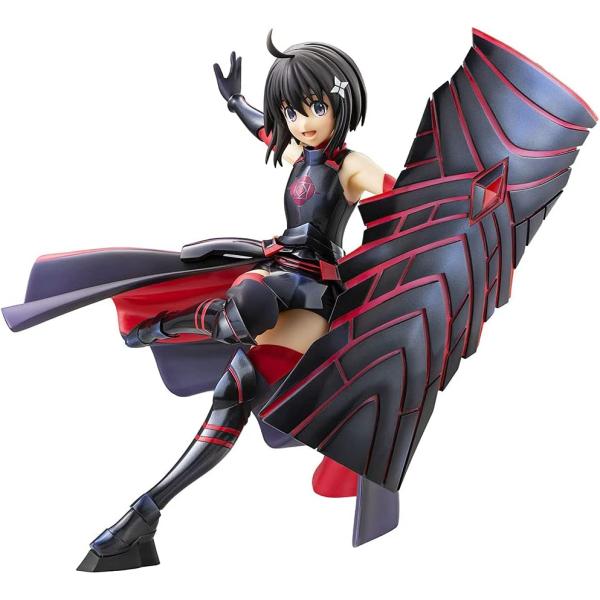 キャラアニの新生フィギュアブランド【CAworks】が贈る、大人気アニメ『痛いのは嫌なので防御力に極振りしたいと思います。』よりメタリックブラックが重厚な“黒薔薇ノ鎧”を身にまとった「メイプル」を1/7スケールでフィギュア化！バトルシーンを...