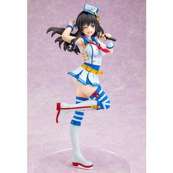 『To LOVEる-とらぶる- ダークネス』より「古手川唯」を1/7スケールで立体化!普段とは違った“アイドル衣装"がとっても眩しく、恥じらいつつ戸惑う姿を可愛らしく再現しました!青と白を基調とした爽やかなセーラー服に、帽子やブーツにあしら...