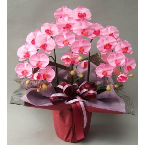 光触媒のコーティングで、除菌・消臭作用もある造花の胡蝶蘭。水やり不要で枯れない造花は、手間がかからない為、開店祝い・開業祝い・開院祝い・移転祝い・新築祝いなど、また、誕生日プレゼントや就任祝いにも人気です。また、温度に関係なく配送ができるの...