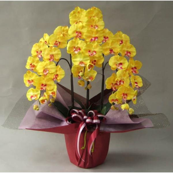 光触媒のコーティングで、除菌・消臭作用もある造花の胡蝶蘭。水やり不要で枯れない造花は、手間がかからない為、開店祝い・開業祝い・開院祝い・移転祝い・新築祝いなど、また、誕生日プレゼントや就任祝いにも人気です。また、温度に関係なく配送ができるの...