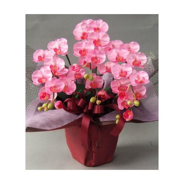 光触媒のコーティングで、除菌・消臭作用もある造花の胡蝶蘭。水やり不要で枯れない造花は、手間がかからない為、開店祝い・開業祝い・開院祝い・移転祝い・新築祝いなど、また、誕生日プレゼントや就任祝いにも人気です。また、温度に関係なく配送ができるの...