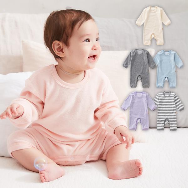 【日本製】ANGELIEBEオリジナル シンカーパイルロンパース大人気のシンカーパイルシリーズに、待望のロンパースが登場！大人気のふんわり&amp;なめらかタッチのシンカーパイルシリーズから待望のロンパースが登場しました。ひっかかりにくく、...