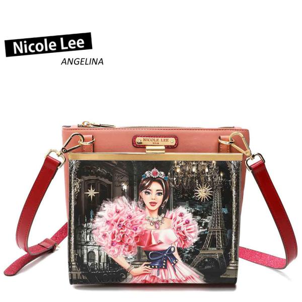 数量限定！NICOLE LEE ニコールリー CP16020 CRYSTAL PALACE レディース プリンセスガール ドレス ティアラ ミニショルダーバッグ 小さめ お城 ビジュー ビーズ ビーガンレザー ヴィーガン 人気 ブランド バック 30代 40代 20代 春夏秋冬SDGsサスティナブル50代60代 Nicole Lee（ニコールリー） 数量限定！NICOLE LEE CP16020 CRYSTAL