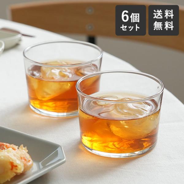 シンプルで無駄のないデザインの、小さめのガラスカップ。さらに全面強化ガラス製で電子レンジや食洗機、冷凍庫にもOKの、「色々使えるカップ」6個セットです。