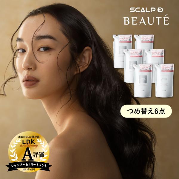 アンファー推奨のシャンプー&amp;トリートメントパックのつめかえ用6点セット●セット内容・スカルプD ボーテ　薬用シャンプー　ボリューム/モイスト　つめかえ用　いずれか3点販売名：スカルプDB　薬用VスカルプシャンプーNK2/スカルプDB...