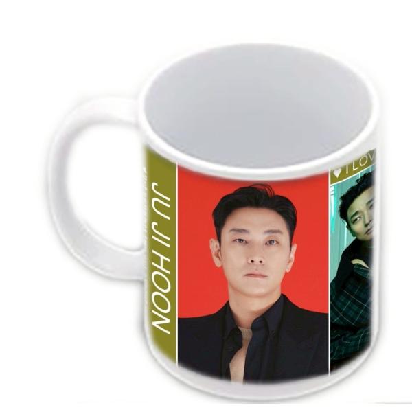 ■マグカップ・韓流グッズ・陶器製のマグカップです。■サイズ：直径80ｍｍ、高さ95ｍｍ韓国製