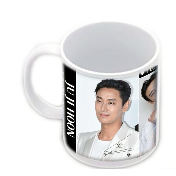■マグカップ・韓流グッズ・陶器製のマグカップです。■サイズ：直径80ｍｍ、高さ95ｍｍ韓国製