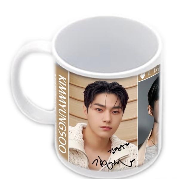 陶器製のマグカップです。サイズ：直径80ｍｍ、高さ95ｍｍ