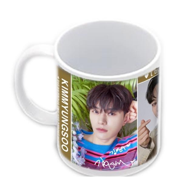 陶器製のマグカップです。サイズ：直径80ｍｍ、高さ95ｍｍ