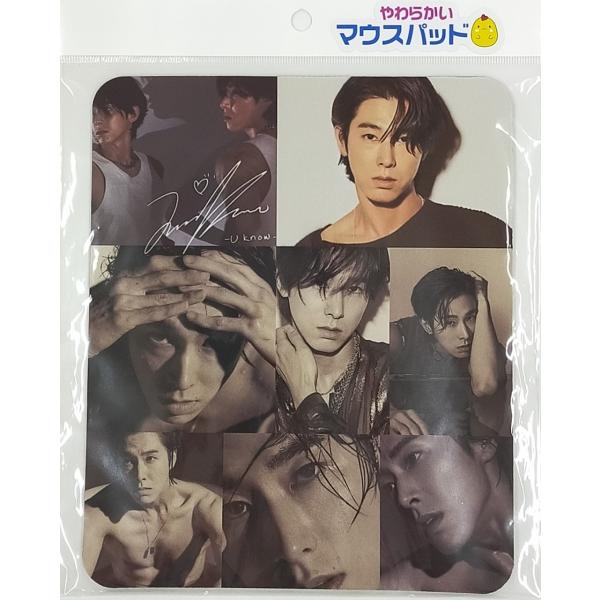 ■マウスパッド・韓流グッズ・ソフトタイプのマウスパッドです。（表面布製）■サイズ：約20.5×23.5ｃｍ■韓国製・雑貨■店舗連絡先：アンジーソウル0276-55-6707