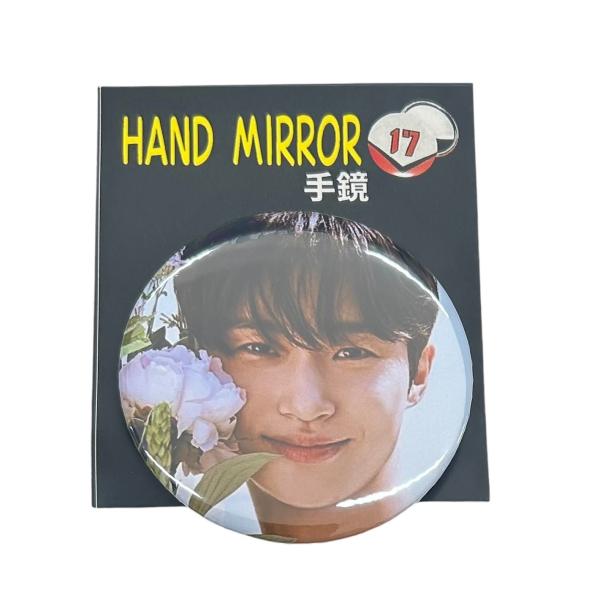 ■ハンドミラー・韓流グッズ■サイズ：直径約5.8cm■材質：アルミ缶・鏡■区分：雑貨・韓国製■店舗連絡先：アンジーソウル/0276-55-6707