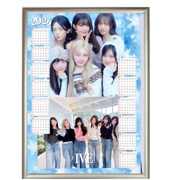 ■カレンダー・韓流グッズ■サイズ：約23×32ｃｍ（フレーム）・額縁のデザイン、カラーはランダムとなります。■材質：発砲ポリスチレン、MDF、PVD、スチール、紙
