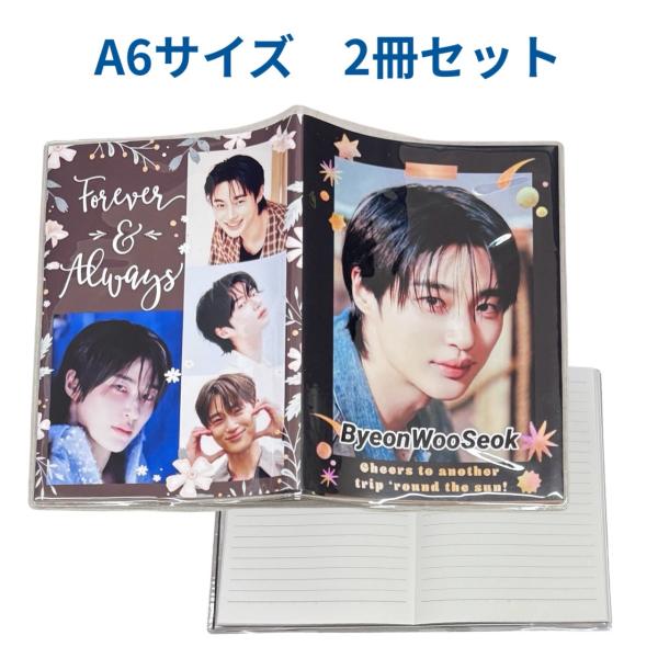 ■ビニールカバーノート・韓流グッズビニールカバー付き、中のノートは市販のものですので写真は入っていません。■サイズ：Ａ６（約11×15.5ｃｍ)