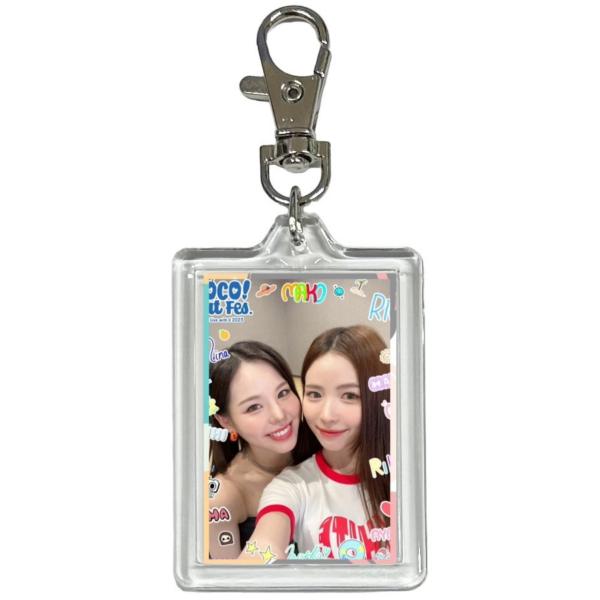 ■写真入りキーホルダー・韓流グッズ・両面写真入り■サイズ：約6×4.5ｃｍ（本体）■材質：アクリル、スチール■店舗連絡先：アンジーソウル0276-55-6707