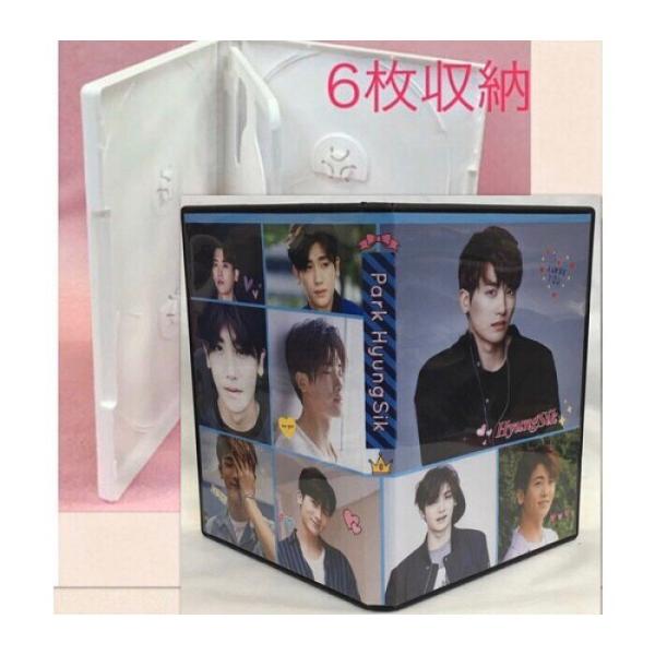 ■DVD/CDkケース・韓流グッズプラスチック製のCD・DVDケースです。6枚収納可能。サイズ：約19.5×13.5ｃｍ、厚さ1.5ｃｍ★日本郵便でのお送りポスト投函となります。