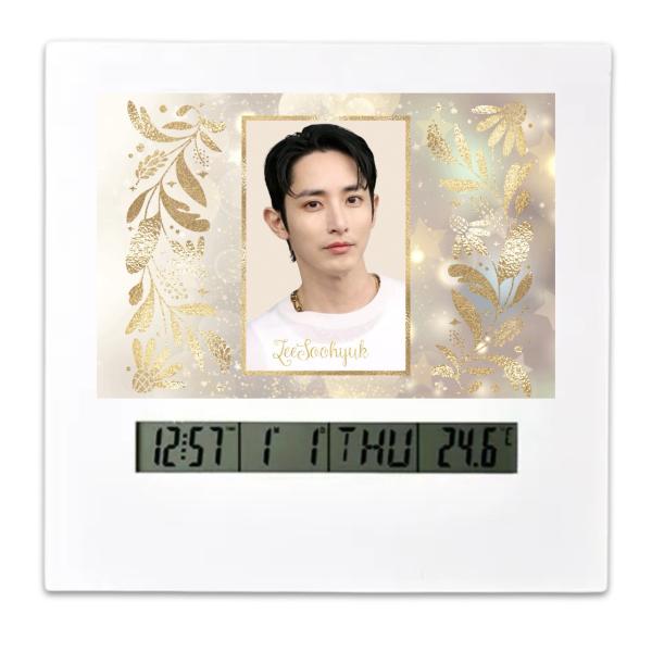 ■フォトフレームクロック・ポストカードサイズの写真は入れ替えられます。・単4電池2個使用・使用方法は取扱説明書に記載してあります。サイズ：185×190×19mm本体重量：243g材質：HIPSフォトフレーム：はがきサイズ（100×148ｍ...