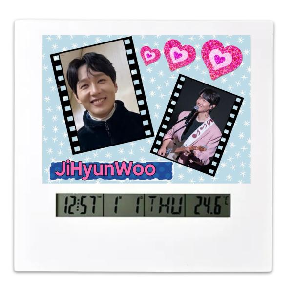 ■フォトフレームクロック・ポストカードサイズの写真は入れ替えられます。・単4電池2個使用・使用方法は取扱説明書に記載してあります。サイズ：185×190×19mm本体重量：243g材質：HIPSフォトフレーム：はがきサイズ（100×148ｍ...