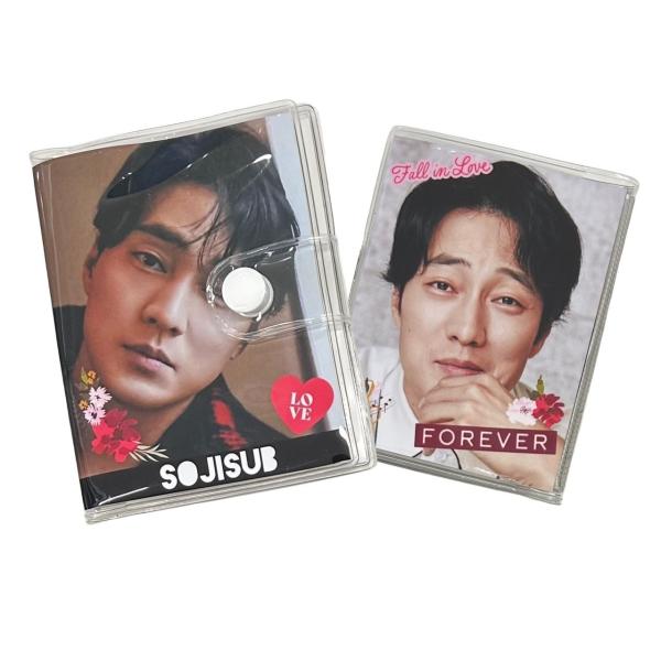 ■カードケース・韓流グッズ・透明ケースに写真入り■サイズ：約110×90×13mm（本体）■材質：PVC■店舗連絡先：アンジーソウル0276-55-6707