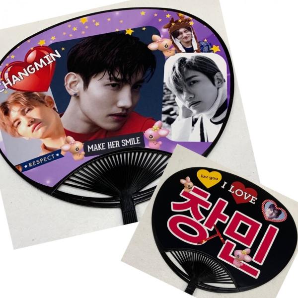 ■うちわ・韓流グッズ・両面に写真入りのうちわです。■店舗連絡先：アンジーソウル0276-55-6707/090-6520-0650