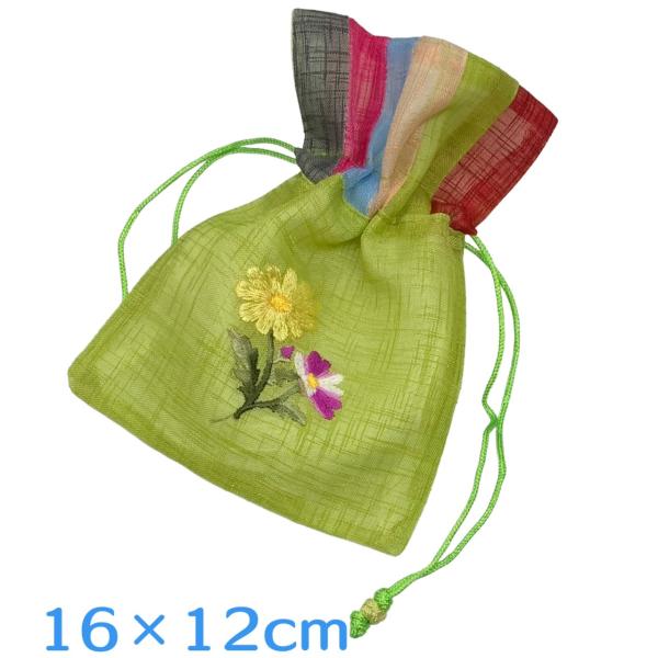 他の店舗でも販売しているため注文がだぶり在庫がない場合は申し訳ありませんがキャンセルさせて頂きます。■巾着■材質：布（韓国製）■店舗連絡先：アンジーソウル0276-55-6707