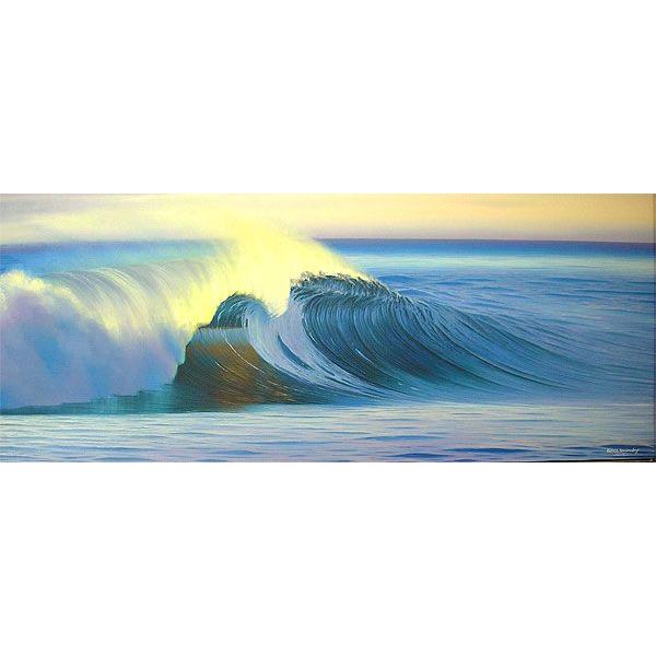 バリの海を描いたら名実ともにＮＯ．１、Ｗｉｎｄｙの『BigWave』。通常の作品よりも特に時間をかけて丁寧に、タッチを更に細かく描くように、Windyに特別にオーダーしました。 大きな特大サイズで、Windy の波の世界がパノラマに広がりま...