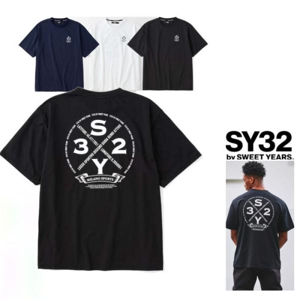 【BRAND】　SY32 by SWEET YEARS【 スィートイヤーズ 】【PRICE】　￥7500（税別）【STYLE】　15048【MODEL】　CIRCLE LOGO BACK PRINT TEE【COLOR】　WHITE（ホワイ...