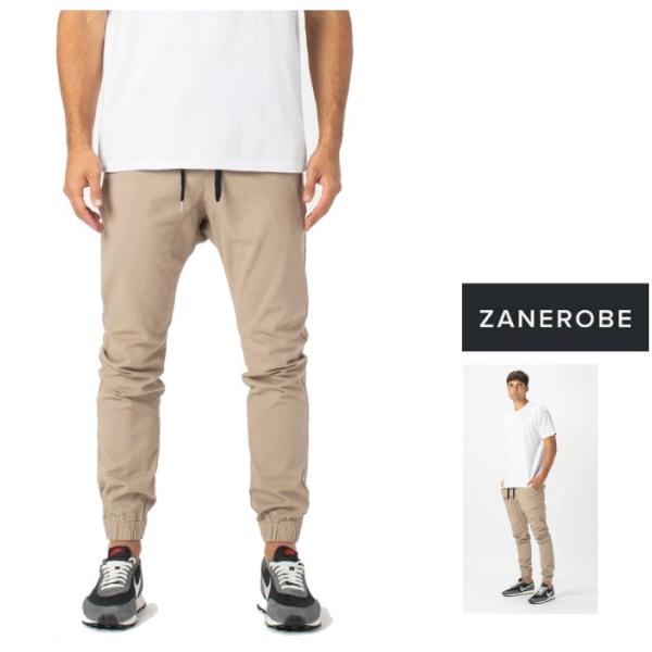 【BRAND】　ZANEROBE【PRICE】　￥15000（税別）【STYLE 】　700JP-STA　/　Sureshot Jogger【生 産】　Made in　CHINA【color】　SANDSTONE（ベージュ）　BLACK（ブ...