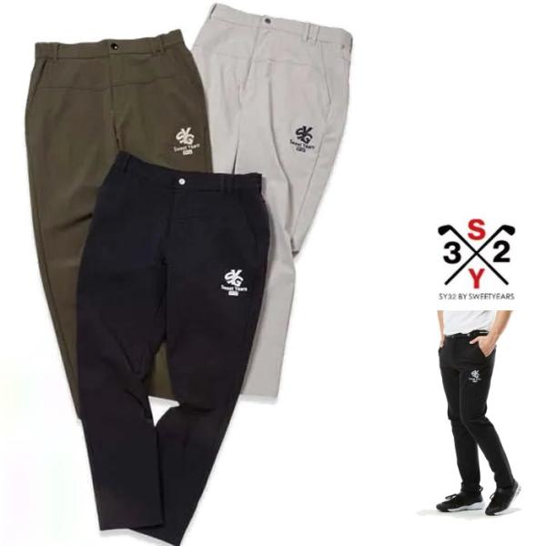 【BRAND】　SY32 by SWEET YEARS【 スィートイヤーズ 】【PRICE】　￥20900（税込み）【STYLE】　SYG-25S043【MODEL】　DOUBLE WEAVE 4WAY STRETCH PANTS【COLO...