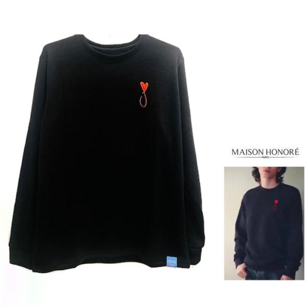 【BRAND】　MAISON HONORE（メゾン・オノレ）【PRICE】　￥20000（税別）【MODEL】　Tiphanie  Knit Long Tee【生 産】　Made in JAPAN【color】  BLACK （ブラック）・...