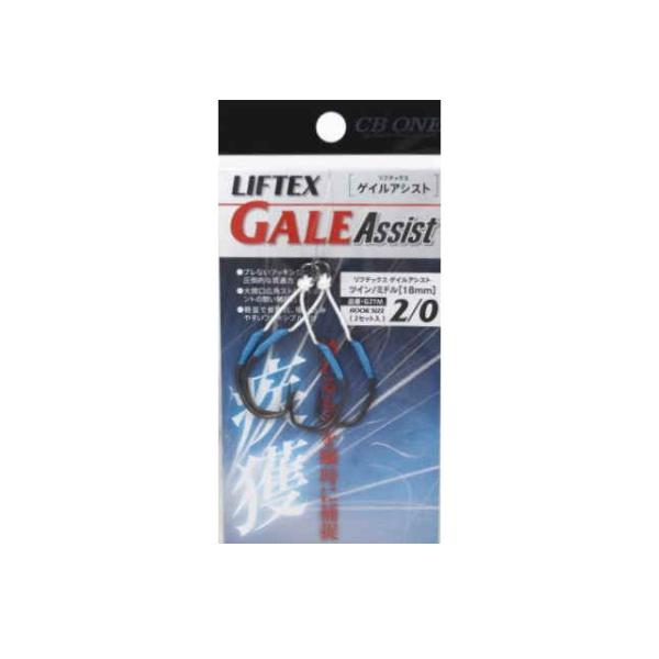 触れるものを瞬時に捕捉 LIFTEX GALE広角ストレートの鈎先が瞬時に獲物を捕らえるハンティングフック。魚が触れた瞬間に刺さる、ライトジギングゲームに最適な形状。2セット入り