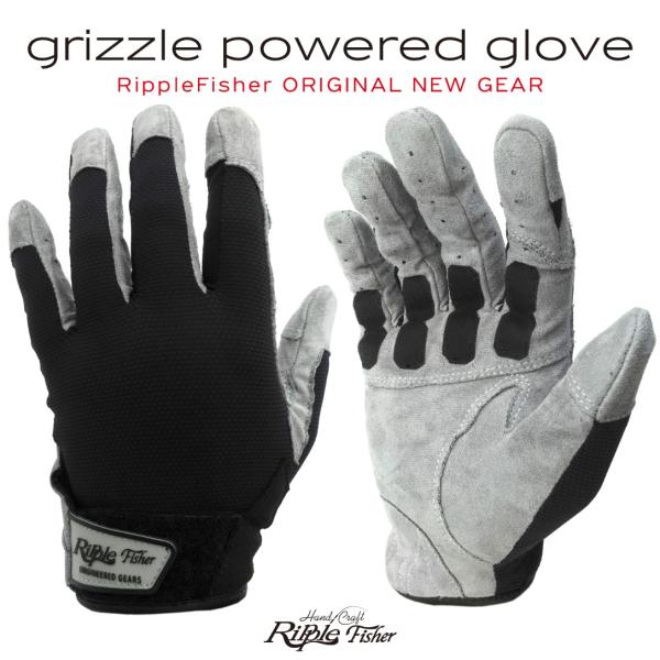 商品情報［ リップルフィッシャー RF グリズル パワード グローブ / RippleFisher Original grizzle powered glove ］●カラー：グレー/ブラックメッシュ（１Color）●サイズ：M / L / ...