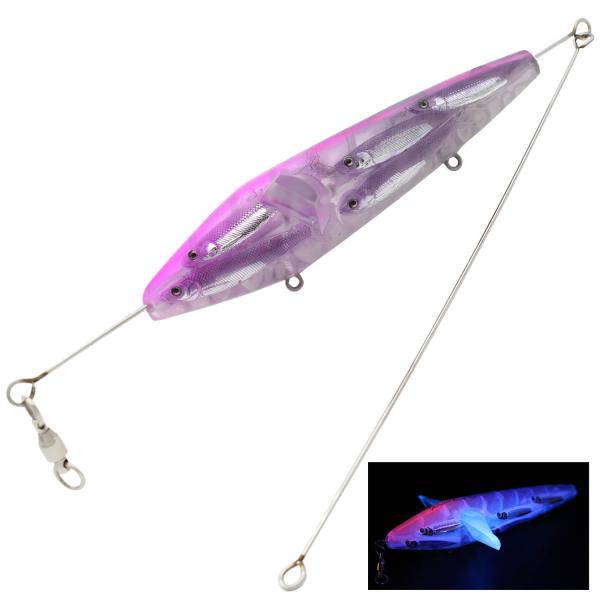 【ベイトの群を演出する本体と飛沫。トップウォータープラグ化も可能！】魚を寄せる圧倒的シブキ音とシブキ量。トローリングで使われるティザー、バードをキャスティング様にカスタム。AMEZAIKU JPや弓角などの飛ばしとしてご使用いただけます。集...