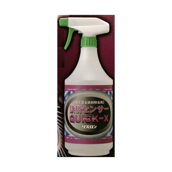 「商品情報」リスロン RISURON リスロン　鉄粉センサー クイック・テン 1L 目で見る鉄粉除去剤 鉄粉、浮きサビ等を素早く強力に分解する特殊表面処理剤 用途 ・車のボディの塗装に食い込んだ鉄粉の分解、アルミホイールに付着したブレーキダ...