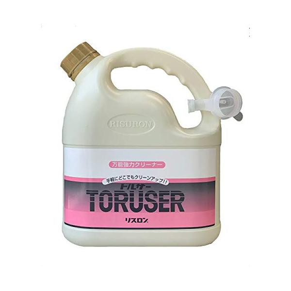 「商品情報」リスロン RISURON 万能クリーナー　トルサー2L（詰替え用） 　 商品説明 さぁーっとひと拭き！！手軽で簡単、あらゆる汚れをスピーディーに除去します。 　 　 商品スペック 用途／事務用什器備品（机・椅子・ロッカー・パソコ...