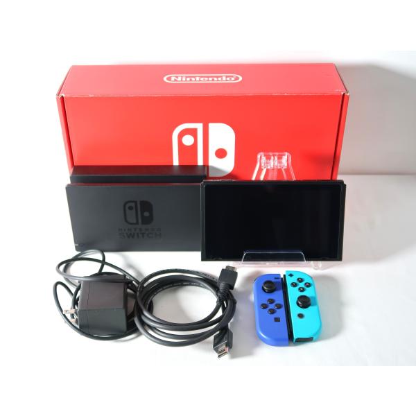 商品状態：【他商品との同梱不可】joy-con グリップ、joy-conストラップ欠品 状態：joy-conべたつき、ほこり細かな傷や汚れあり、通電(電源)確認のみ