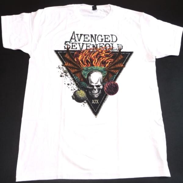 100% Officially Licensed Merchandise!AVENGED SEVENFOLD アヴェンジドセブンフォールドオフィシャル バンドTシャツ正規ライセンス品！【サイズ】    - Mサイズ-着丈:72cm 身幅:5...
